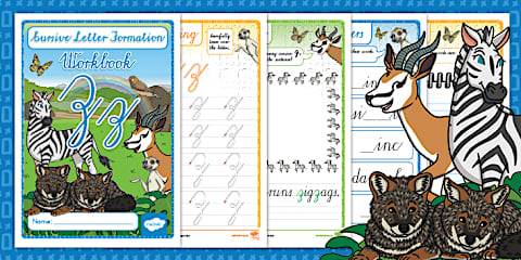 Grade 3 English Cursive Letter Formation Workbook - Ll (CAPS Aligned)