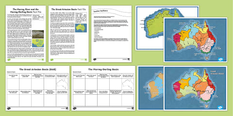 Australian Major Rivers Maps - Rivers of Australia