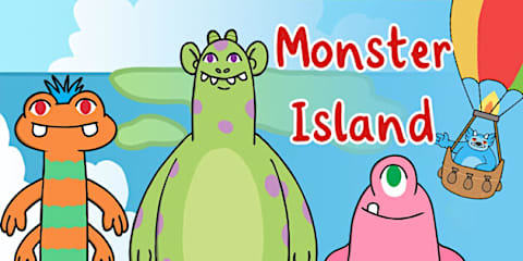 EYFS 2D Shape Monster Interactive Game