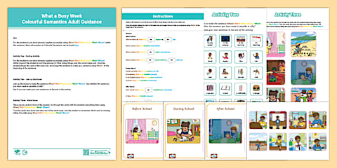 KS2 Colourful Semantics Scrambled Sentences Activity Pack