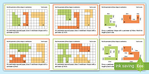 Finding the Perimeter and Area Using Grids Activity Sheet