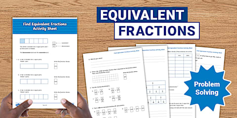 Equivalent Fractions Maths Concept Video Worksheet