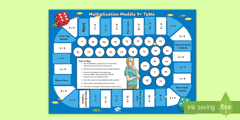 9 Times Table Bingo
