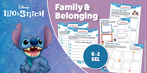 Lilo & Stitch Letters, Numbers, and Shapes Tracing