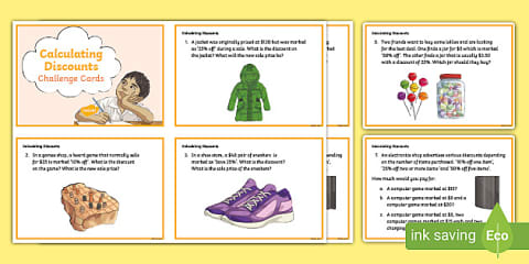 Multi-step Percentages Maths Word Problems Differentiated Worksheets