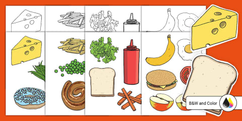 Grocery Store Dramatic Play Cutouts