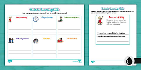 Ontario Learning Skills Grade 4-6 Poster Pack