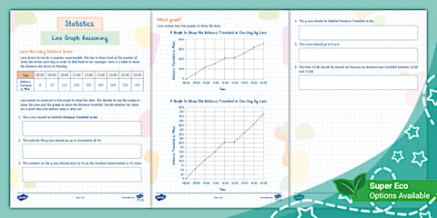 Year 5 Constructing a Line Graph Activity Sheets