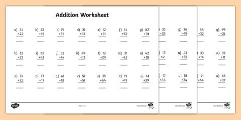 Dice Addition Recording Sheet Game - Twinkl
