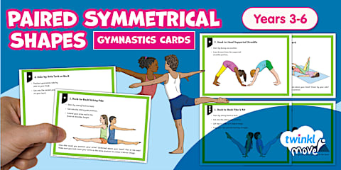 Gymnastics Partner Balance Cards