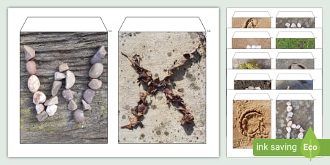 Create the Alphabet With Nature Activity Pack