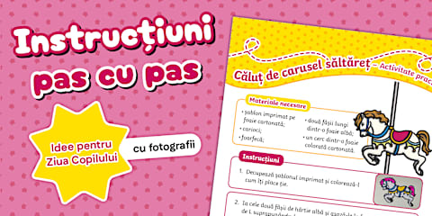 Fluture cu elemente din natură – Activitate practică
