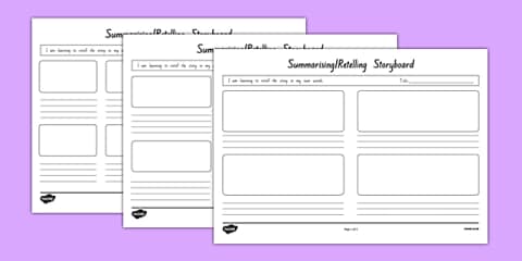 Summary Writing Frame