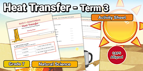 Grade 7 - Natural Science - Heat Transfer - Differentiated Worksheet ...