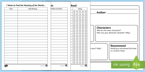 Y5/Y6 Home School Reading Diary KS2