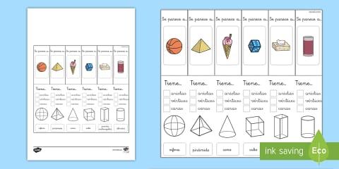 Juego interactivo: Cuerpo geométricos