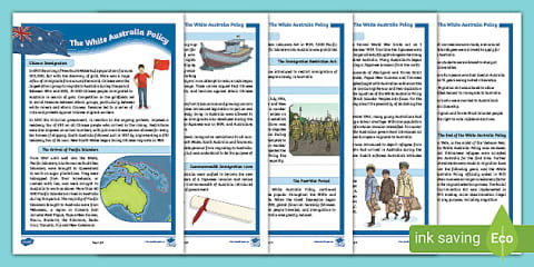 Push and Pull Factors for Australian Migration Poster