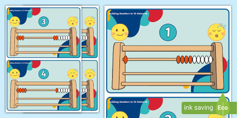 Rekenrek Matching Game to 10