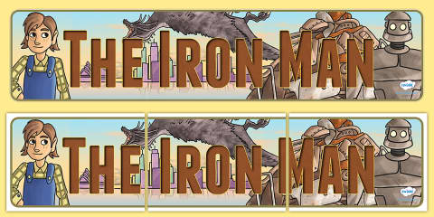 The Iron Man Writing and Activities Sheet Pack