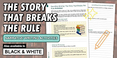 Creating an Interesting Complication: Narrative Writing Activity Sheet