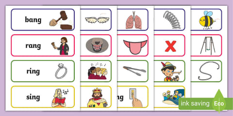 Ng Sound Word Mat - English Resource - Twinkl