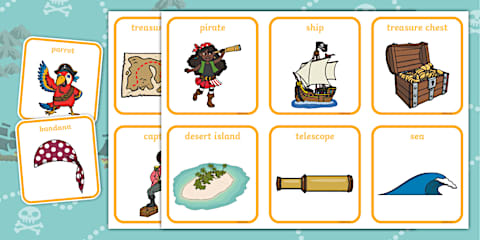 Pirate Brain Break Action Cards