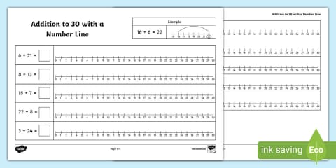 Addition to 40 Activity Sheet