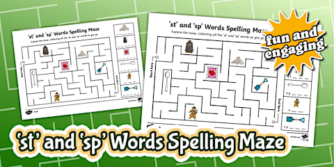 Verbs in Scots Spelling Maze Activity Sheets