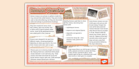 KS2 The Romans: Art Project Pack