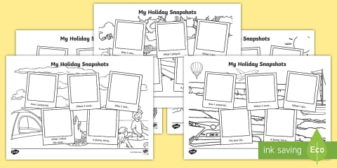 School Holiday Writing Activities | Primary English