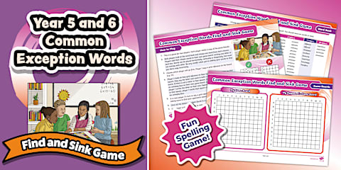 Common Exception Words Pack Years 3 and 4