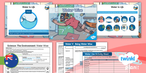 A Be Water Wise Poster | Climate & Environment | Twinkl