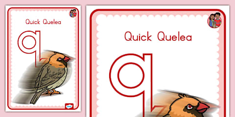 Grade R Phonics - Term 1 - b sound - Character Poster