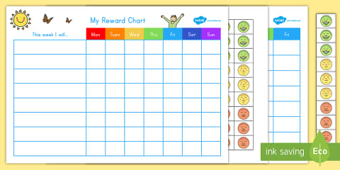 Editable Class Reward Chart