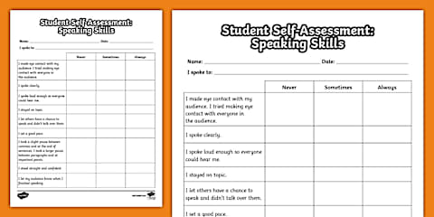 Seventh Grade How To Write a Speech Worksheet