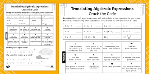 Sixth Grade Solving One-Step Addition and Subtraction Equations