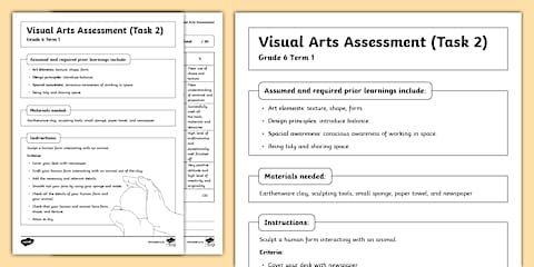 Grade 5: Visual Arts: Term 1: Assessment (Task 2)