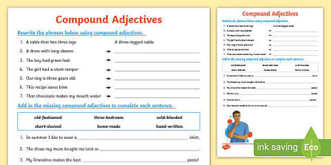 ESL Compound Adjectives PPT [Teens, C1]