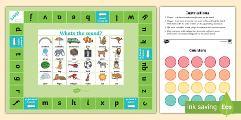 Initial Sounds Board Game