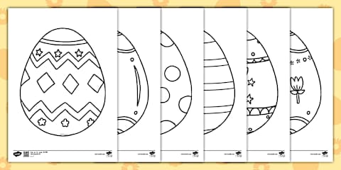 Easter Cutting Skills Activity Sheets