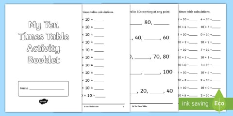 6 Times Table Activity Booklet - 6