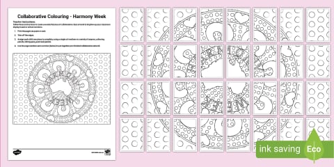 Harmony Week Colouring Sheets