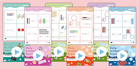Year 1 Autumn 1 Daily Arithmetic Practice Pack