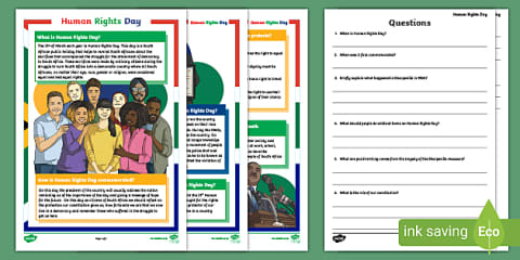 Grade 9 History The Universal Declaration of Human Rights Summary and ...