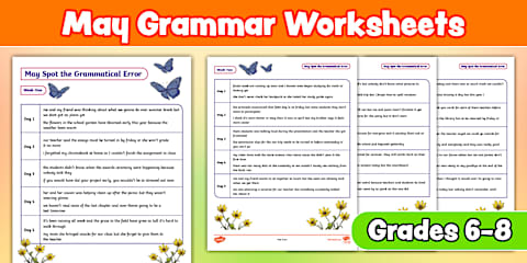 Parts of Speech Diagnostic Assessment for 6th-8th Grade