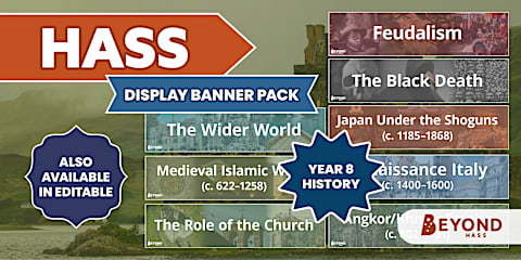 HASS (Year 10 History) Display Banners Pack