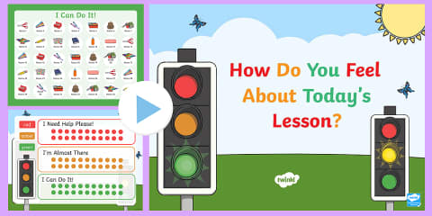 Visible Learning Reflection Traffic Lights Display Posters