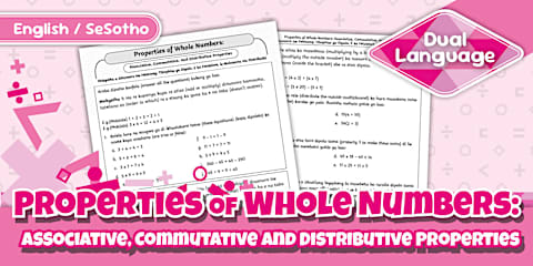 Commutative, Associative and Distributive Properties Powerpoint