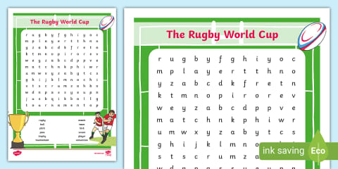 Rugby Word Search