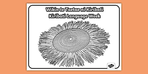 Kiribati Greetings Poster